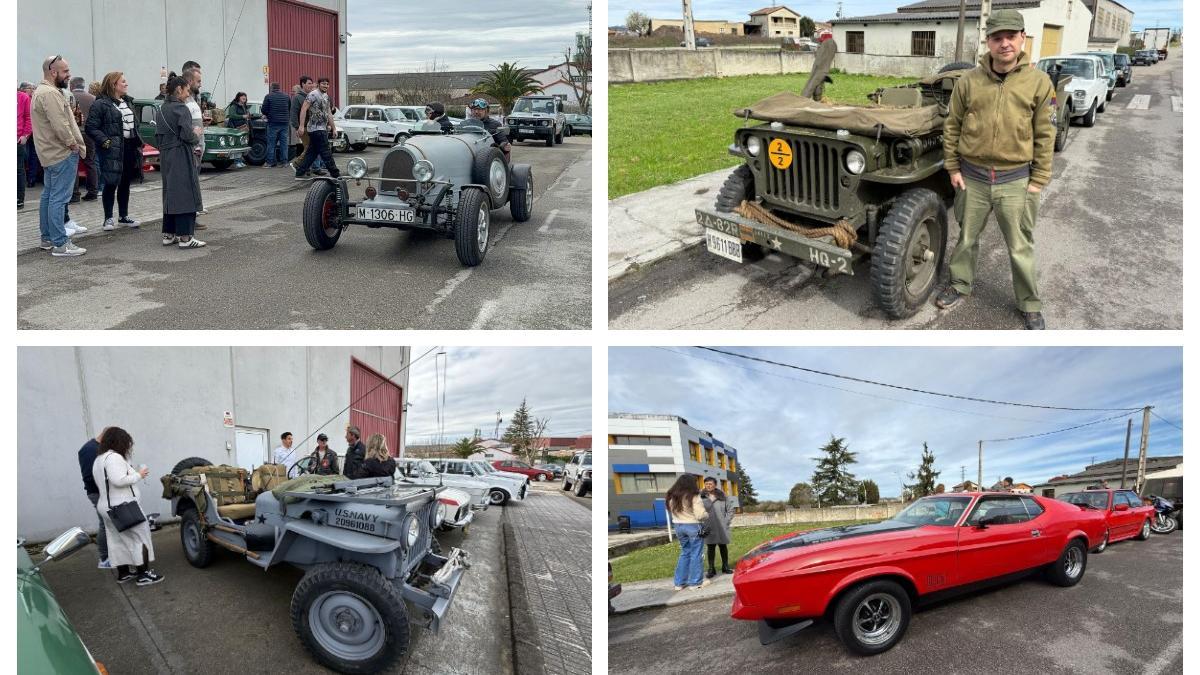 Los coches clásicos de El Berrón, en imágenes