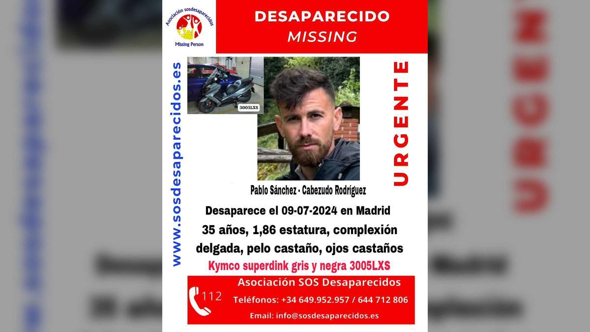 Troben el cos sense vida del Pablo Sánchez-Cabezudo, el policia desaparegut feia una setmana