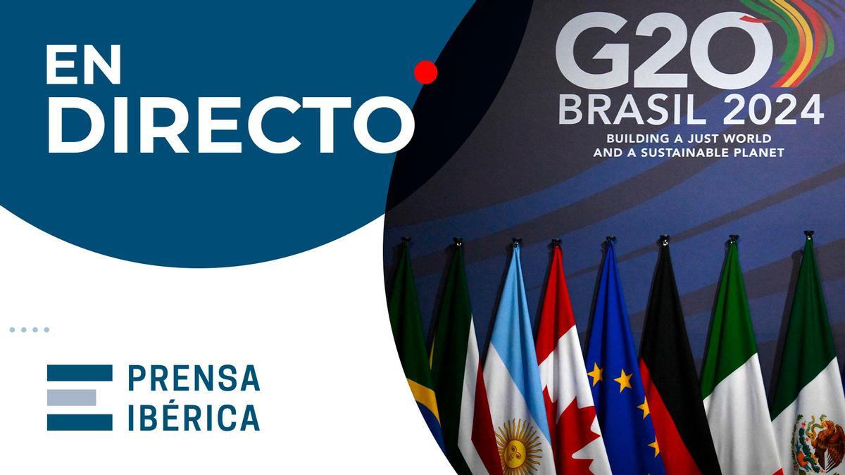 BRASIL G20 DIRECTO | Primera sesión plenaria del G20 en Brasil