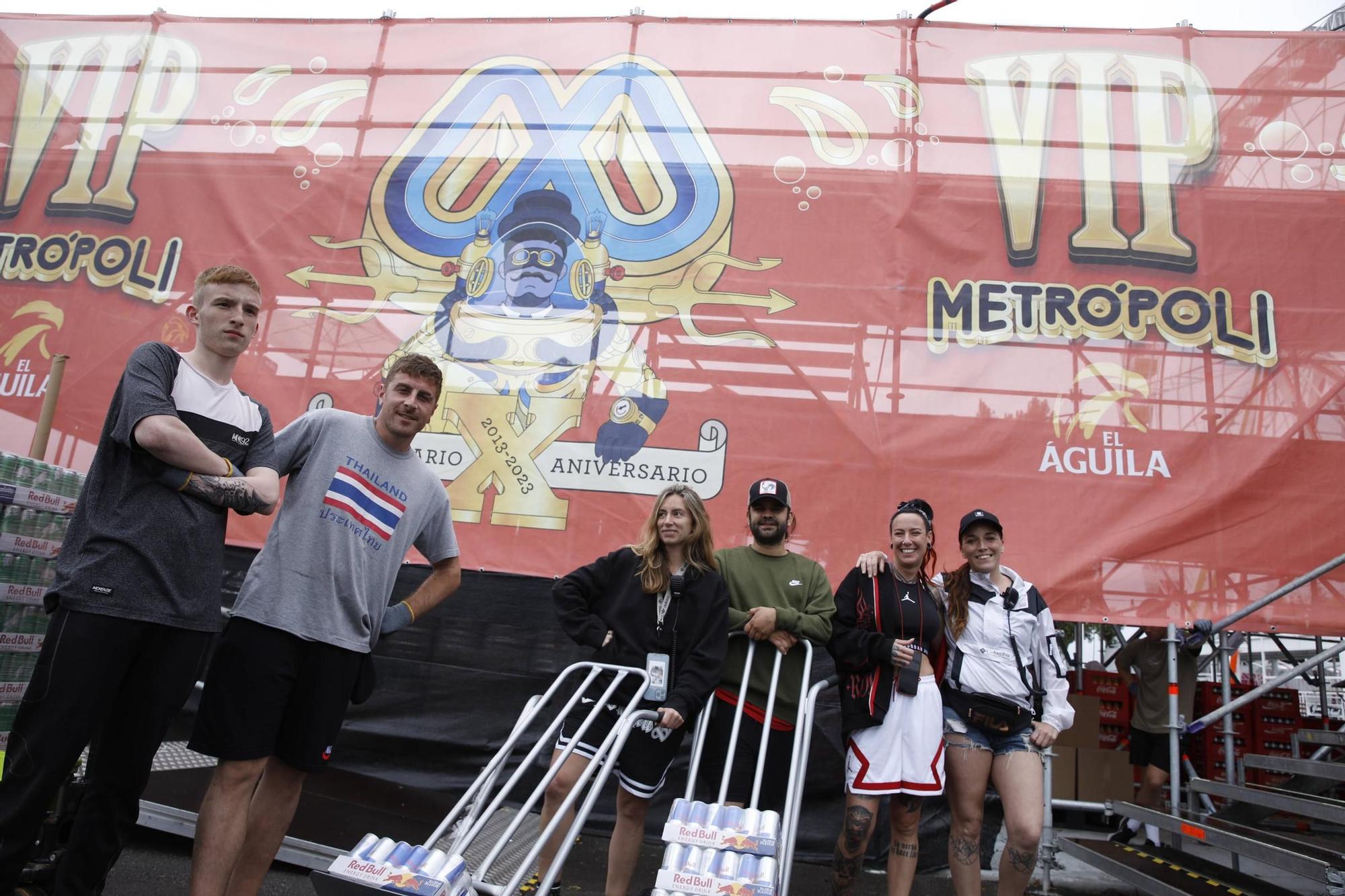 Últimos preparativos para el arranque del festival Metropoli (en imágenes)