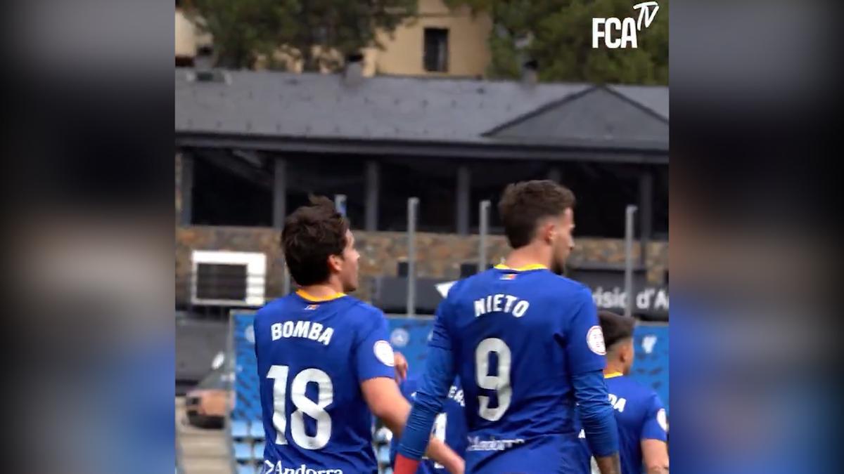 El primer gol de Marc Bombardó en el FC Andorra