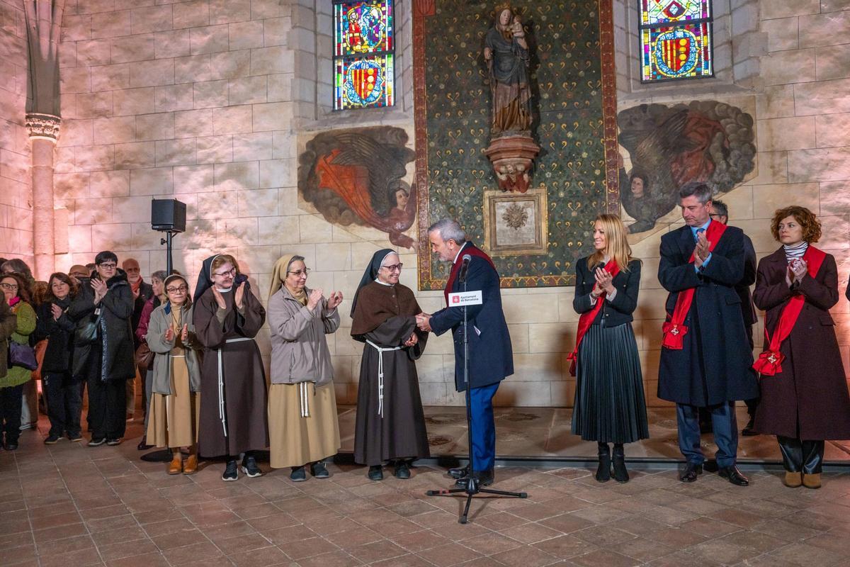 Las monjas clarisas se despiden del monasterio de Pedralbes de Barcelona
