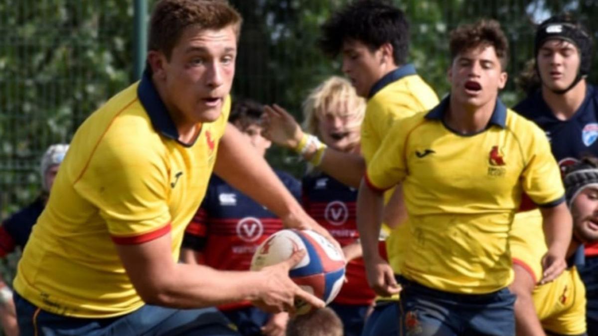 Álvaro García, talonador de la Selección Española de rugby Sub 20 ...