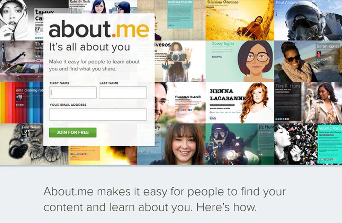 About.me, la red social sobre ti