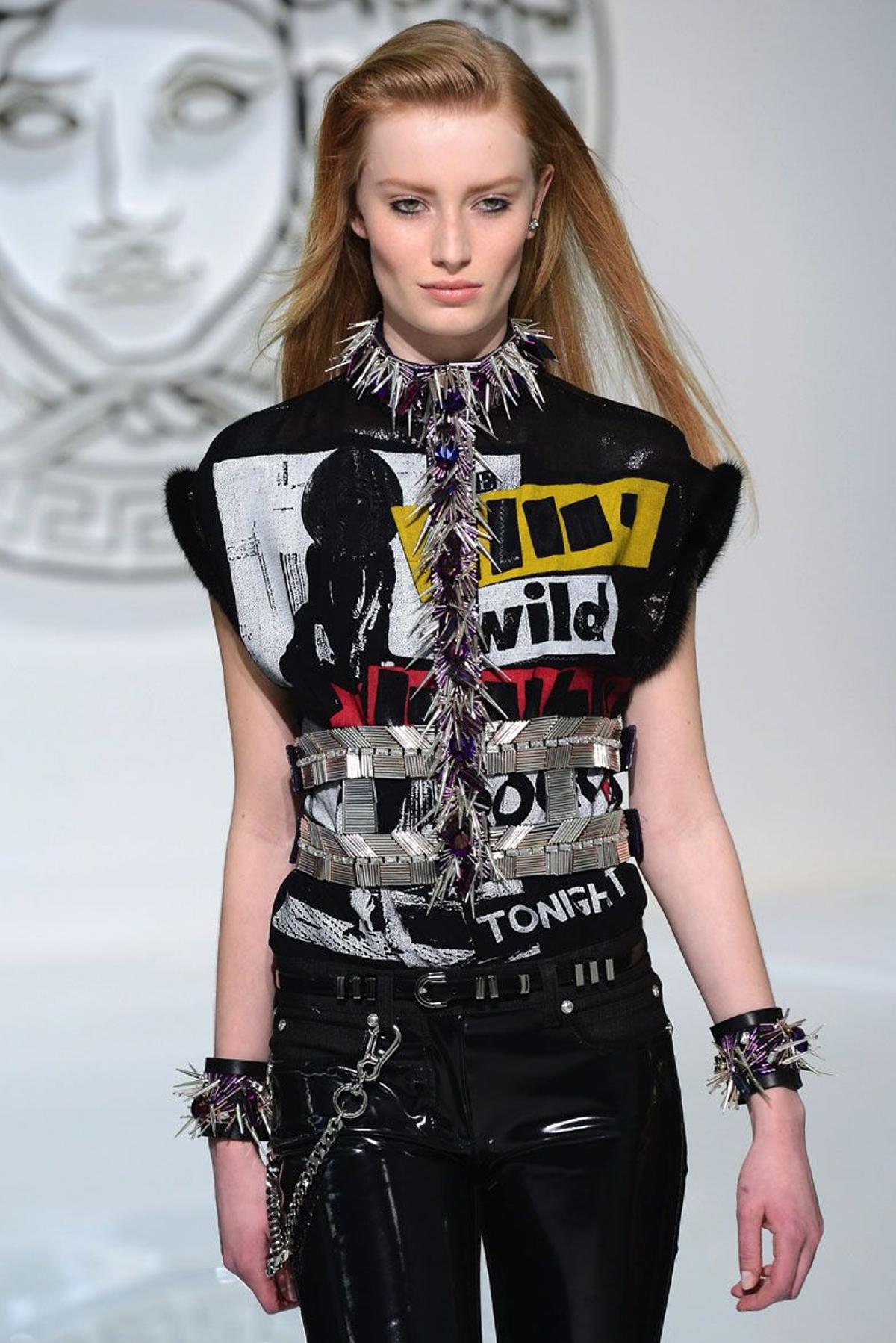 Versace reinventa la estética punk - Woman