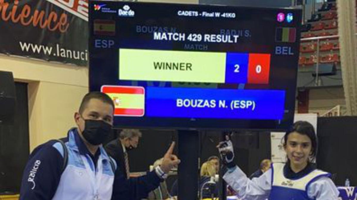 Nadia Bouzas, campioa de España de Taekwondo - Faro de Vigo