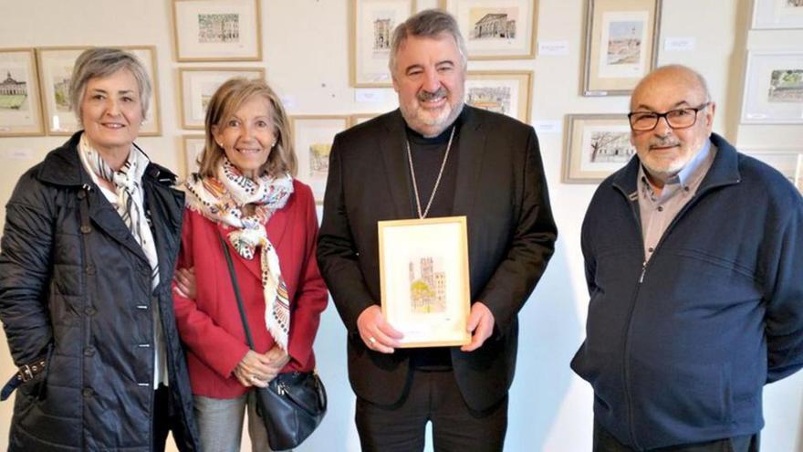 Escribano visita el Campo de Belchite