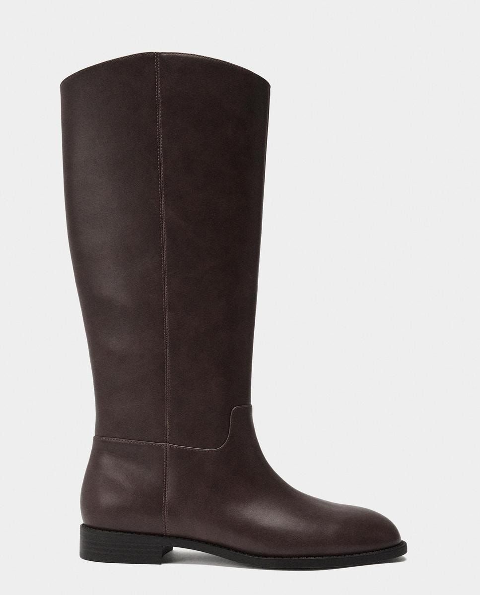 Las mejores botas altas marrón chocolate no están en Zara, sino en ...