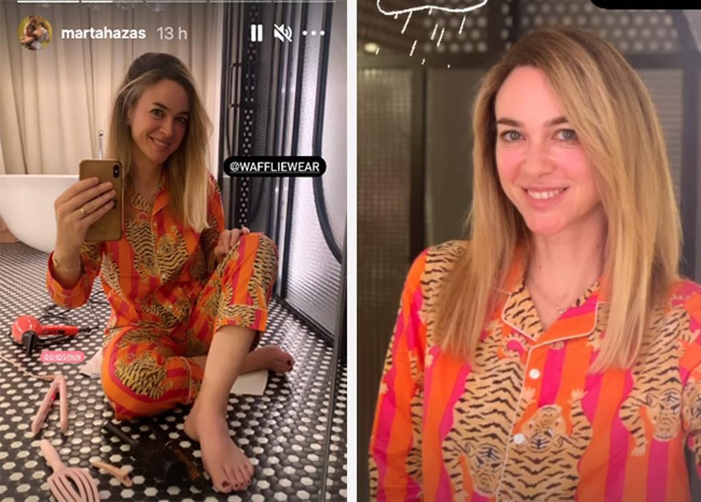 Ahora que el pijama brilla en nuestro armario, Marta Hazas tiene el más ...