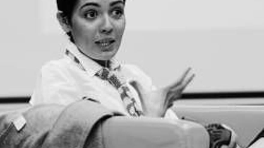 María Ballesteros, con ojos de actriz