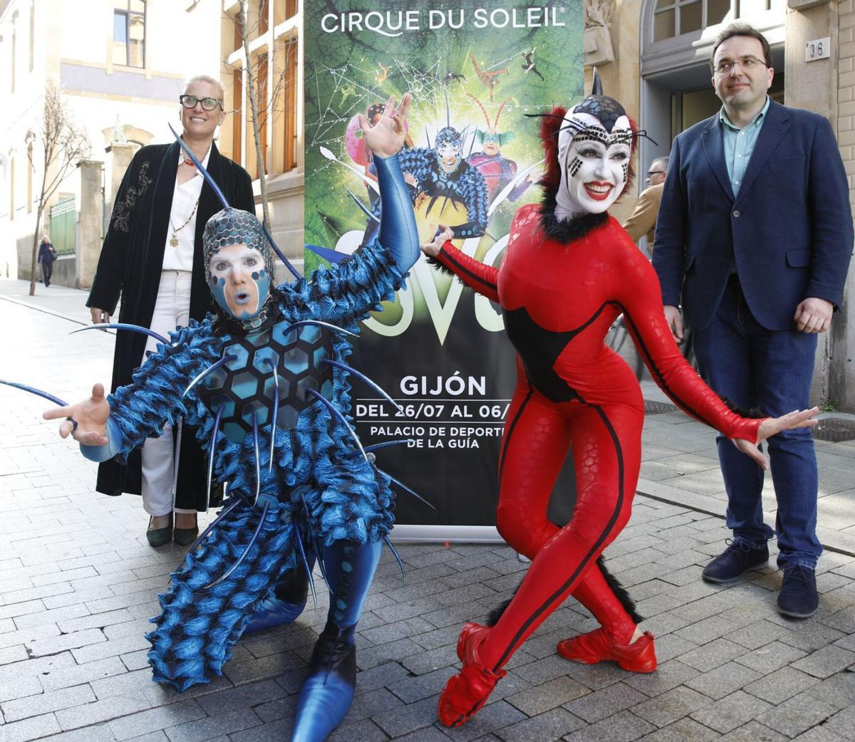 El Circo del Sol estará en Gijón con "Ovo", un espectáculo acrobático ...