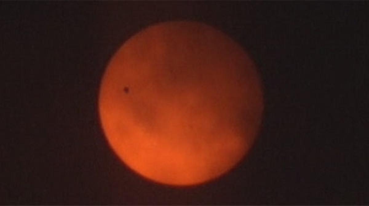 Tránsito del planeta Venus frente al sol