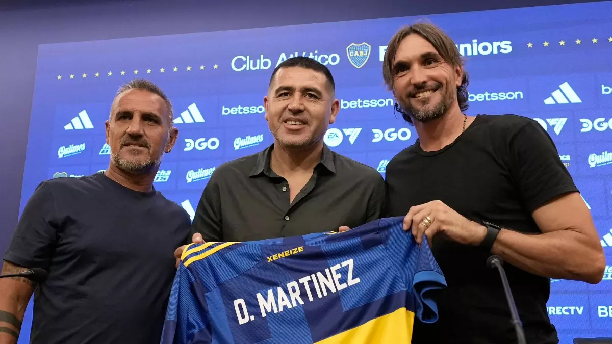 Boca Juniors presenta a Diego Martínez como nuevo entrenador