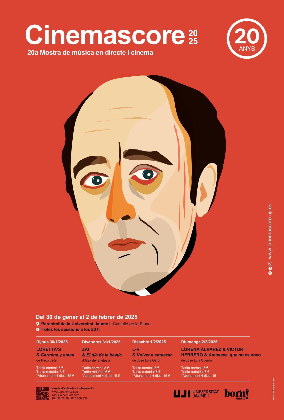 XX CINEMASCORE | Cinemascore: 20 años de cine y música en vivo en Castelló
