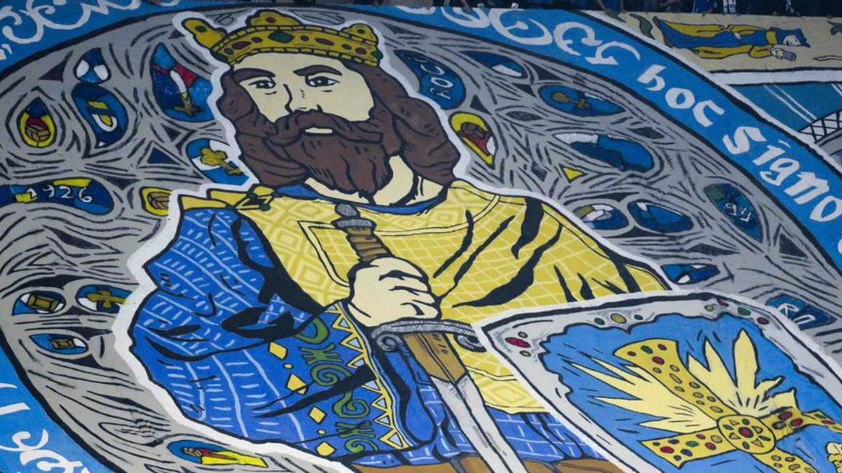 Alfonso II y la Catedral: así se gestó el tifo del derbi tras 318 horas ...