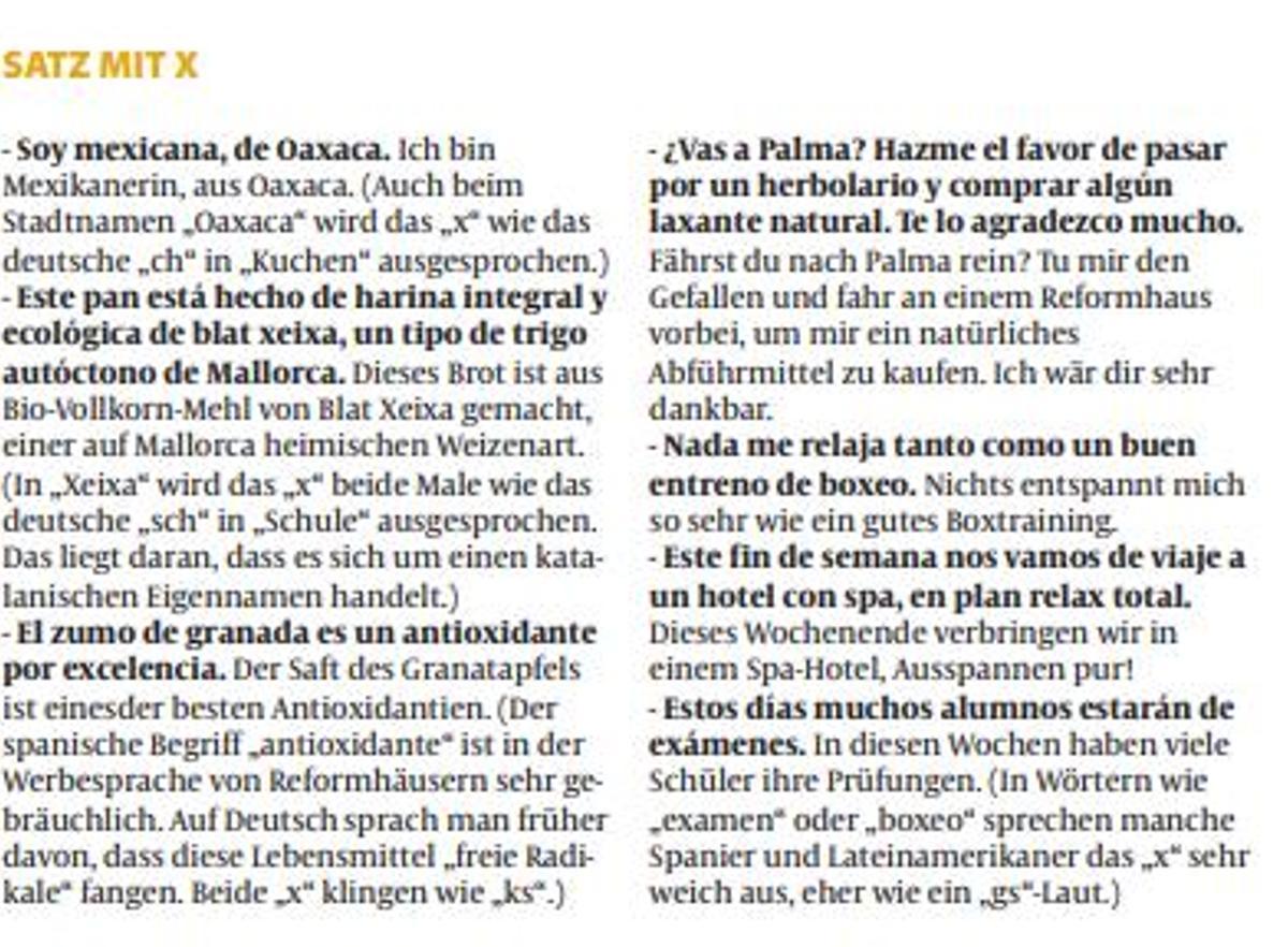 Spanisch lernen: Von Andratx bis México – warum das "X" so ...
