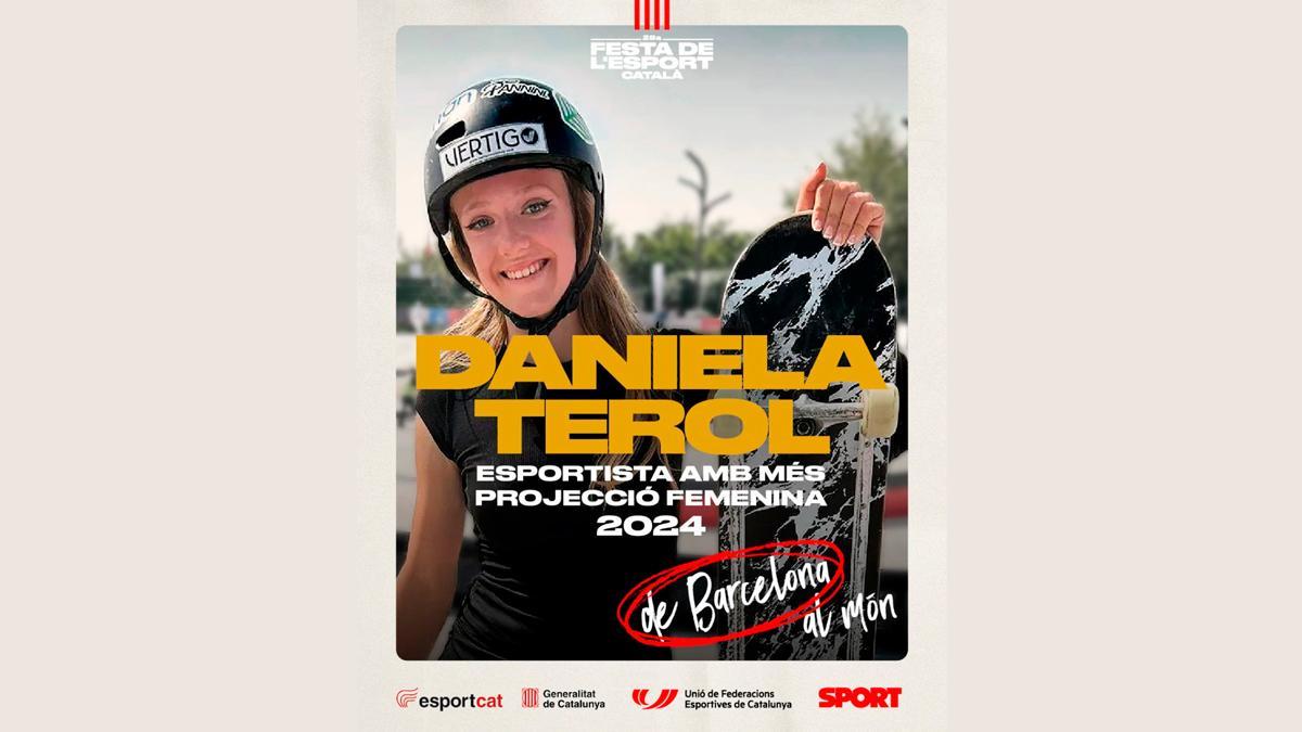 Festa Esport Català 2024 | Daniela Terol, Premio Proyección Femenina