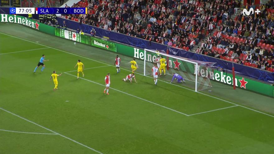 Slavia Praga - Bodo Glimt | El gol de Daniel Bassi