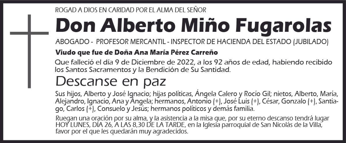 Alberto Miño Fugarolas