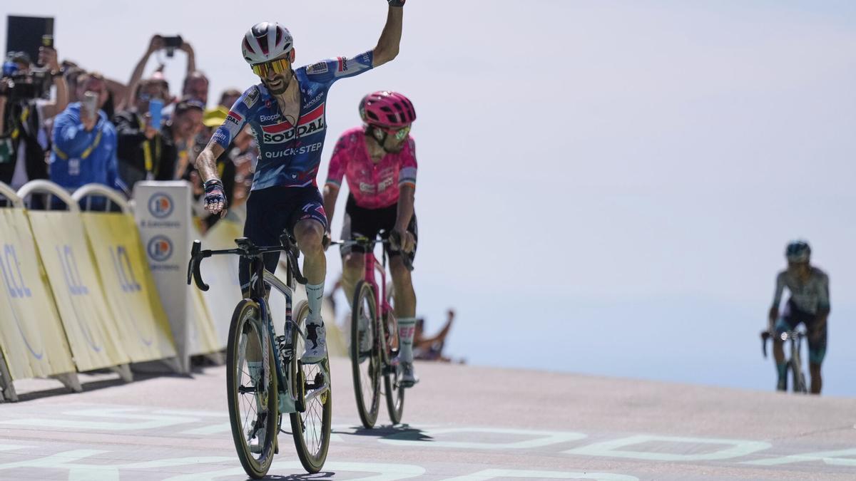 TOUR DE FRANCIA | Paret-Peintre: "El Ventoux me ha dado fuerzas"