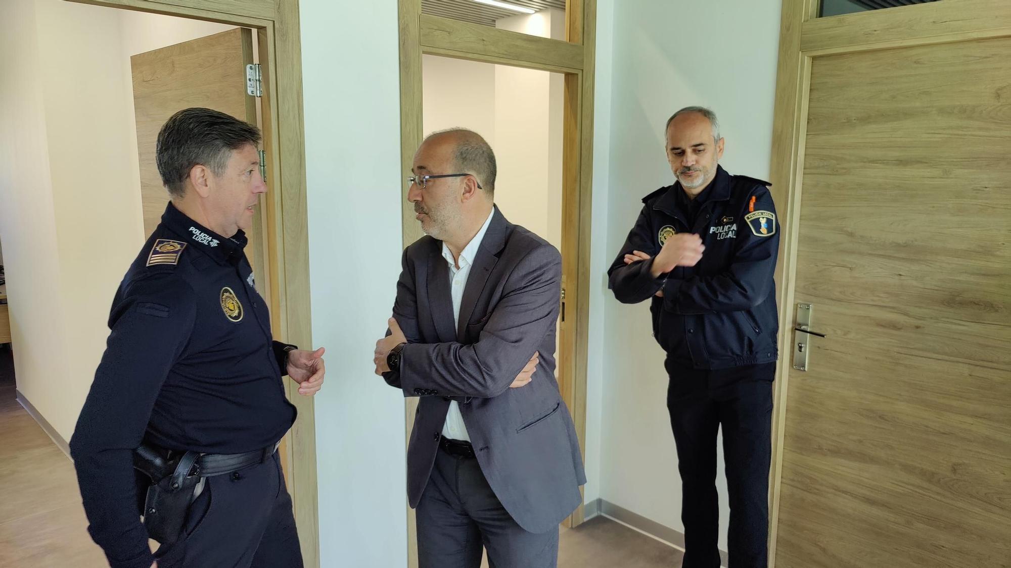 Así luce el nuevo retén de la Policía Local de Alzira