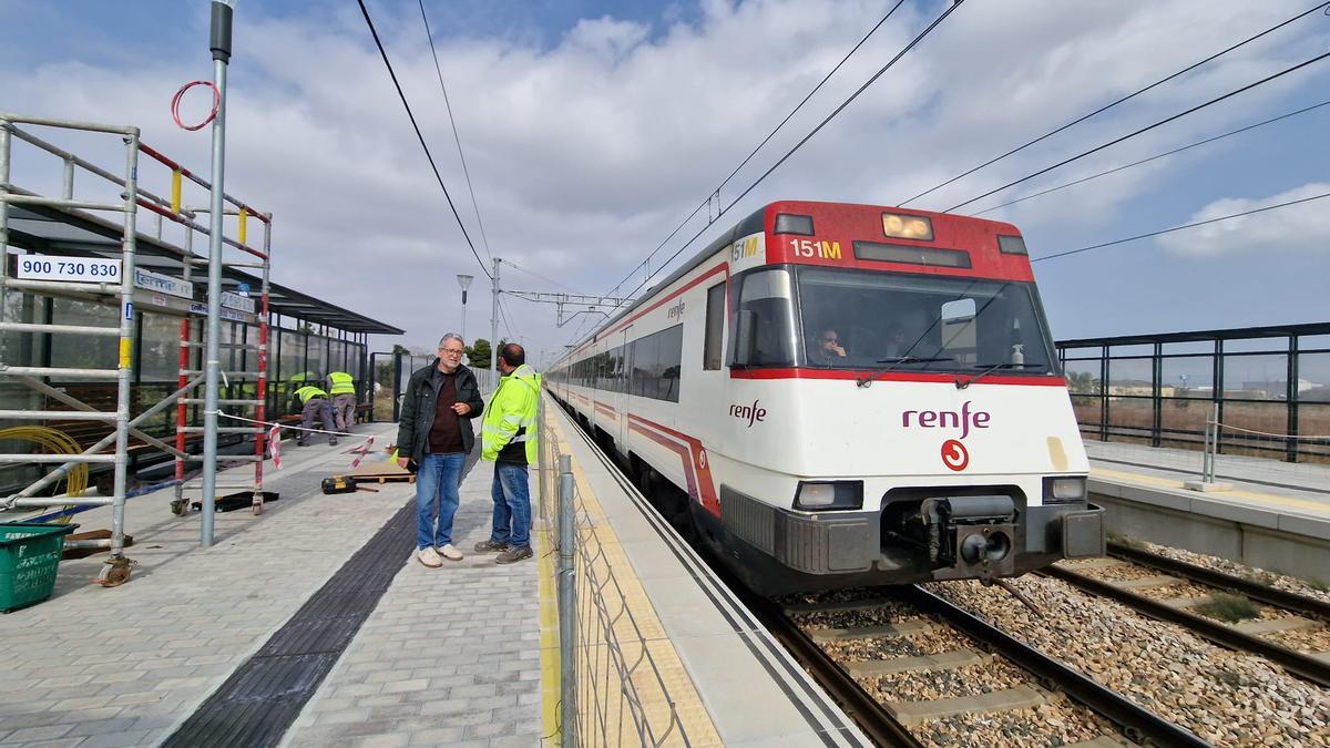 Estación Albal: Las obras de la estación de Albal se encuentran en la ...
