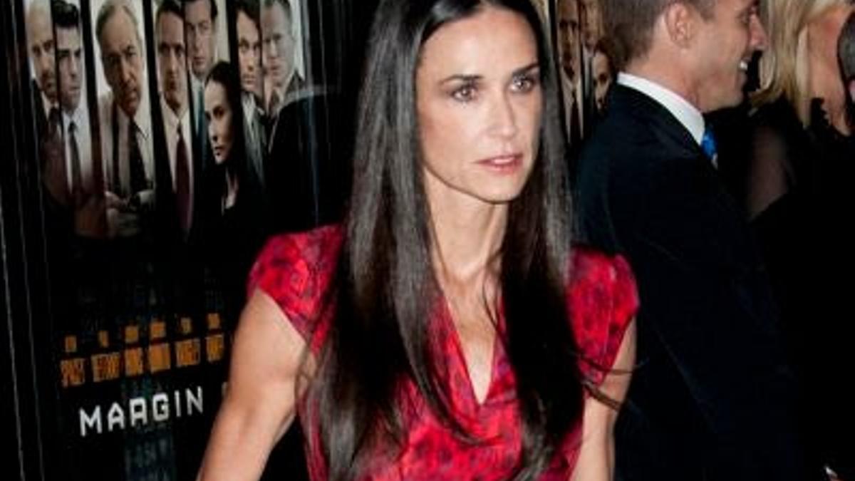 Demi Moore reconoce su extrema delgadez - Cuore