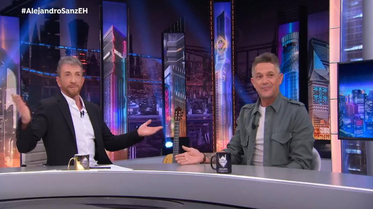 Alejandro Sanz 'pica' a Pablo Motos en El Hormiguero: "¿Qué te pasa con Broncano?"