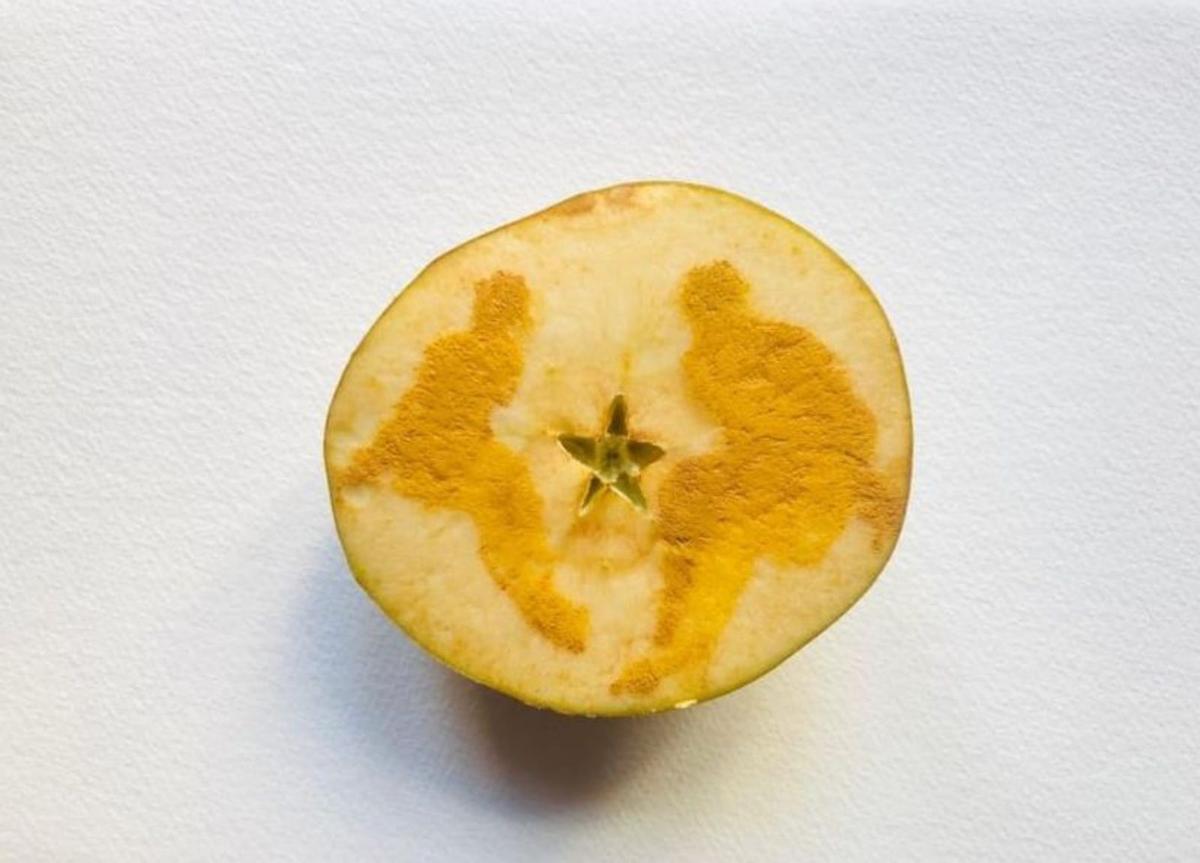 Convertir las manchas de las frutas en arte al ritmo de Cómplices