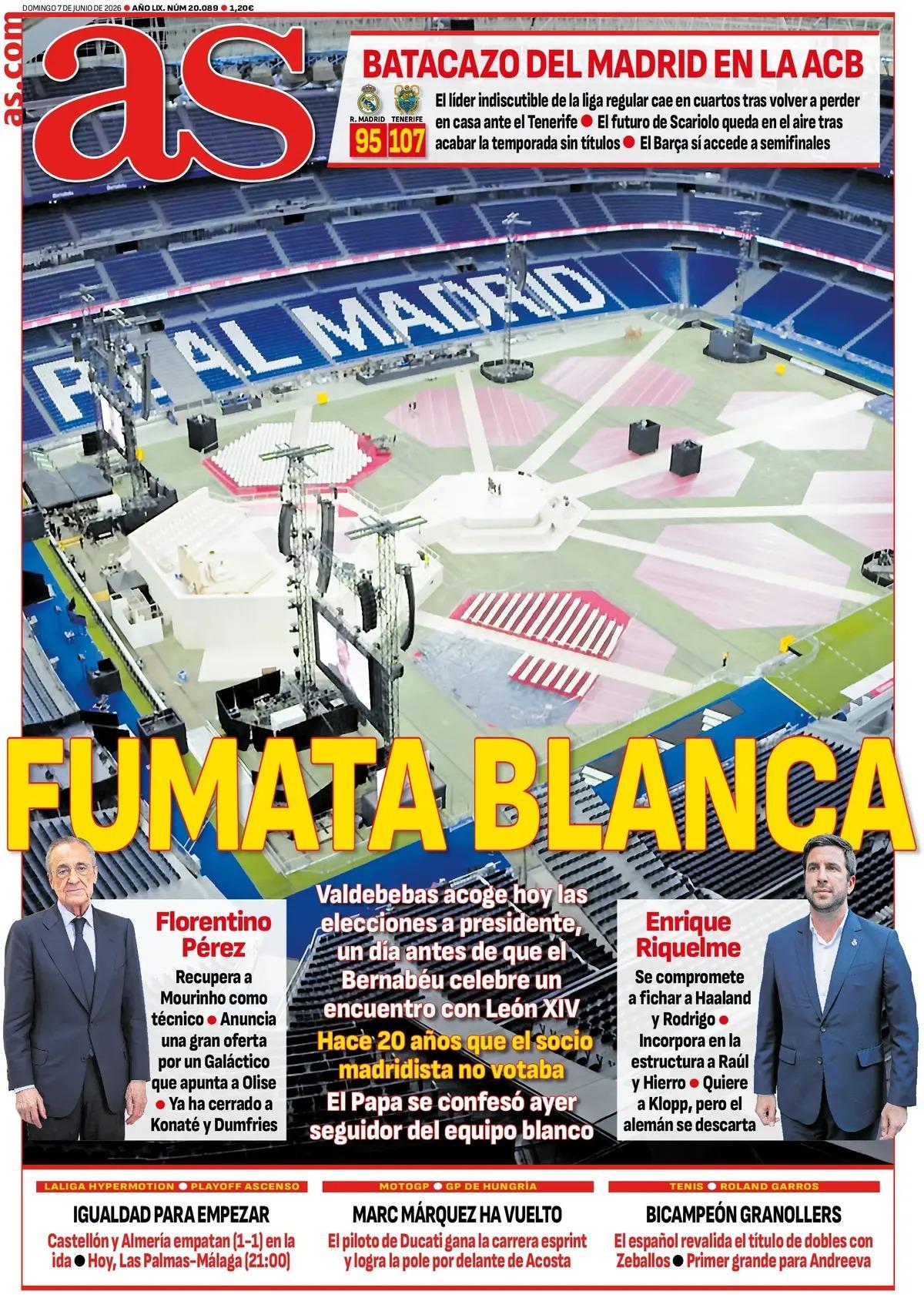Estas son las portadas de la prensa deportiva de hoy