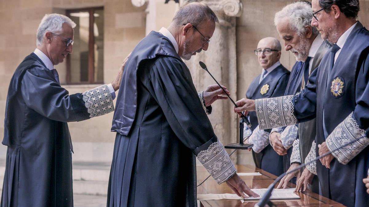Justicia en Baleares| Gabriel Oliver toma posesión como presidente de la Audiencia con la música ...