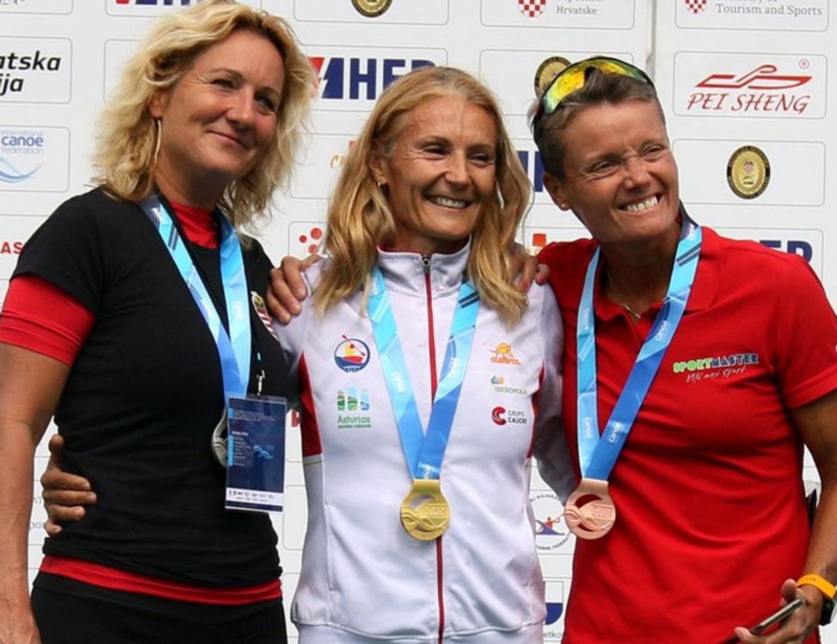 Belén Sánchez, campeona del mundo master en K1