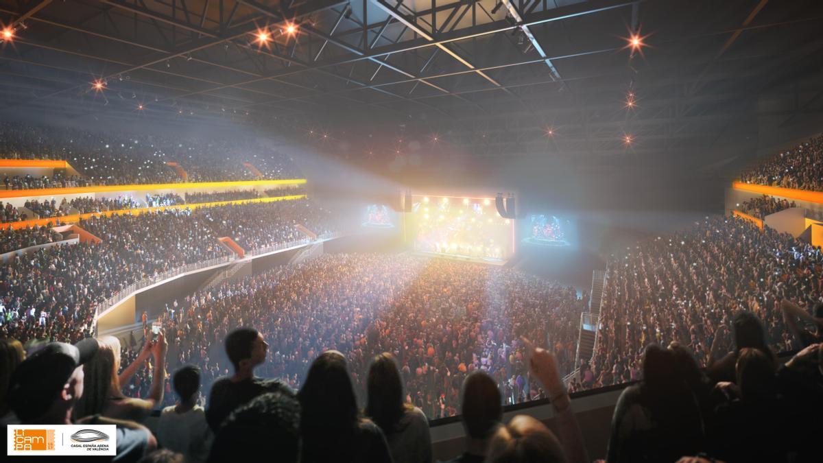 El nuevo pabellón Arena de València, por dentro y por fuera