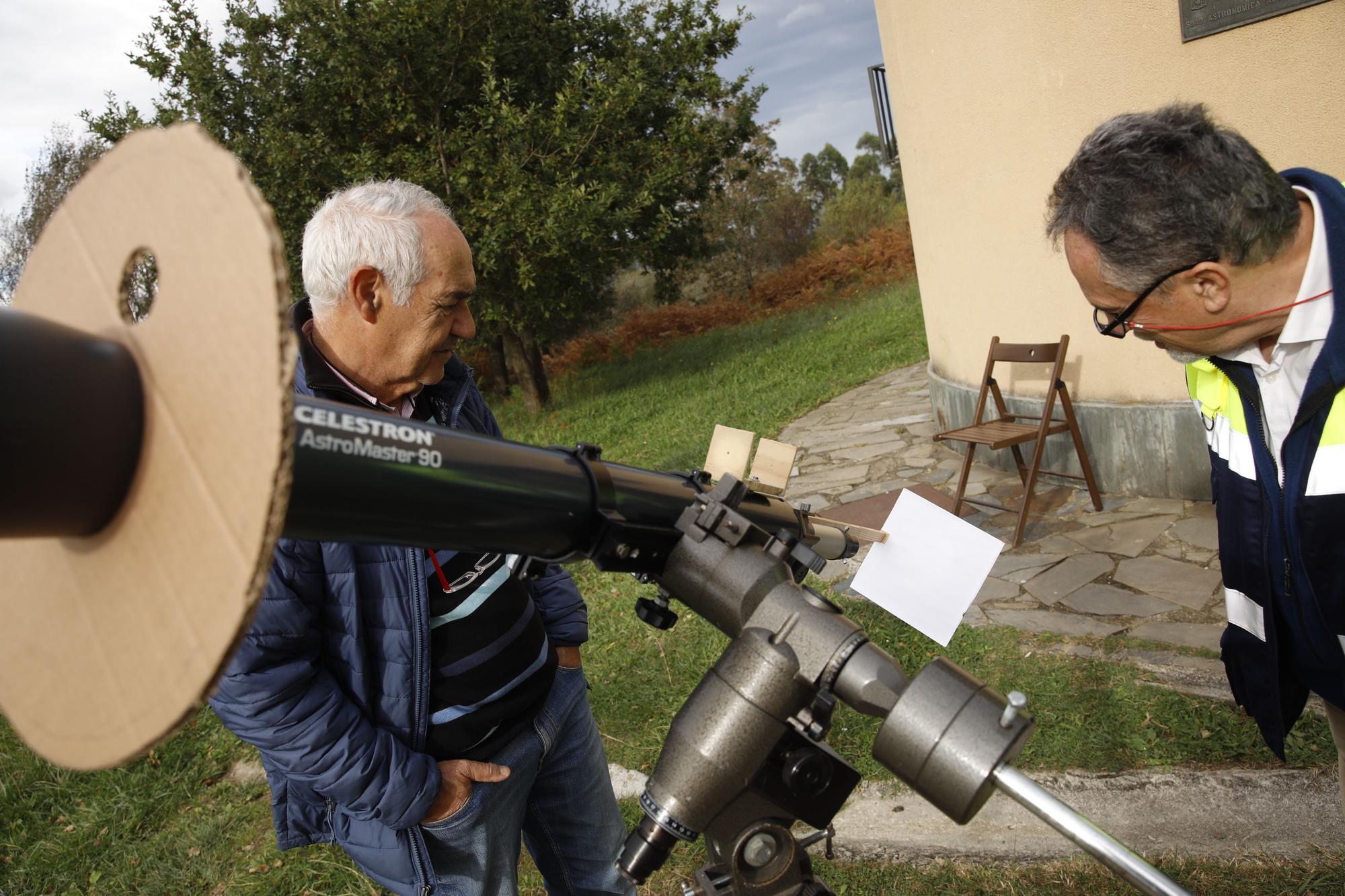 En imágenes: La Sociedad Omega sigue un eclipse parcial de sol desde el ...