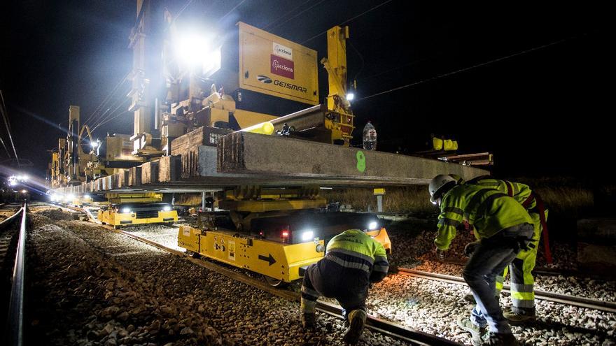 Las obras del tercer hilo en el corredor mediterráneo avanzan en la ...