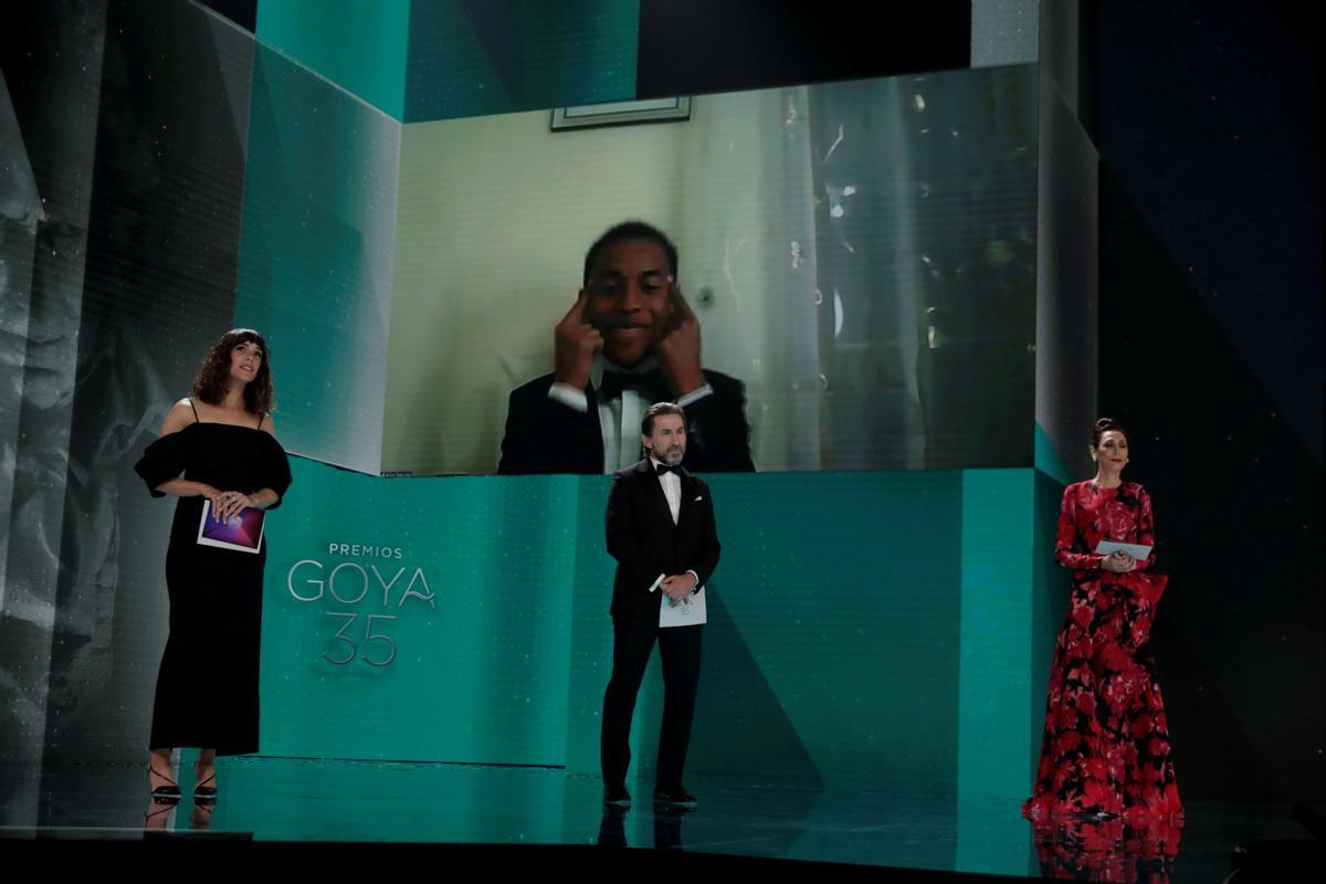 Adam Nourou, primer actor negro en ganar un Goya
