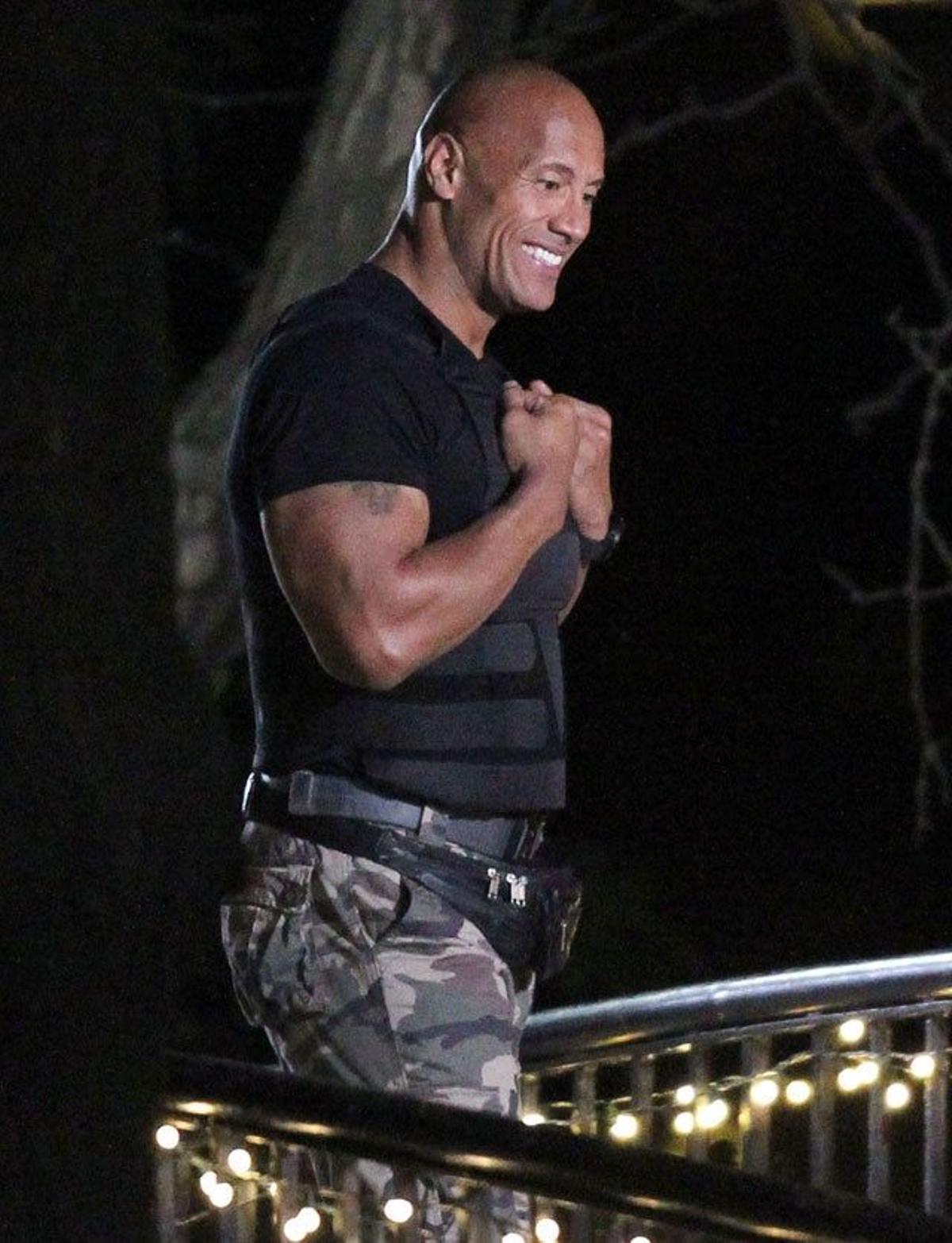 Dwayne 'The Rock' Johnson y Aaron Paul ruedan juntos en Boston - Cuore