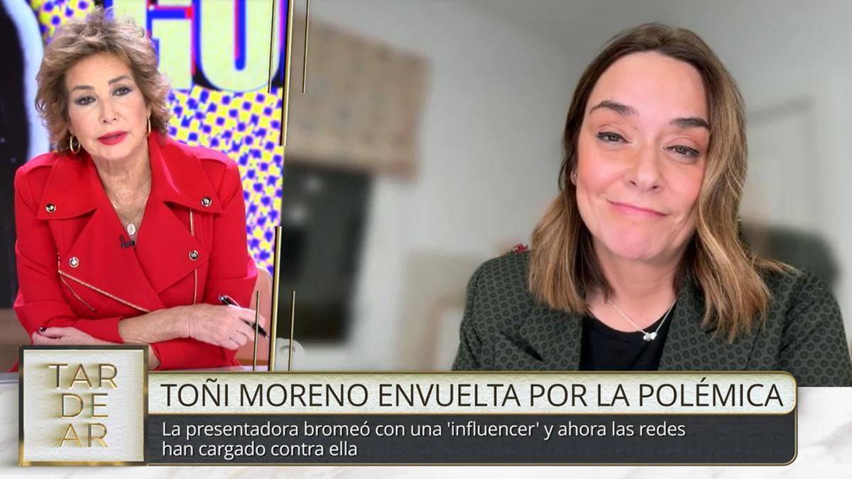 Ana Rosa sale en defensa de Toñi Moreno por su polémica con una ...