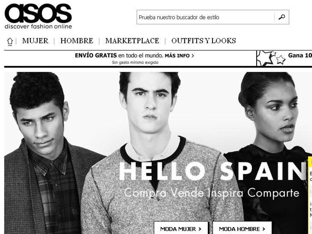 ASOS abre su tienda online en España - Cuore