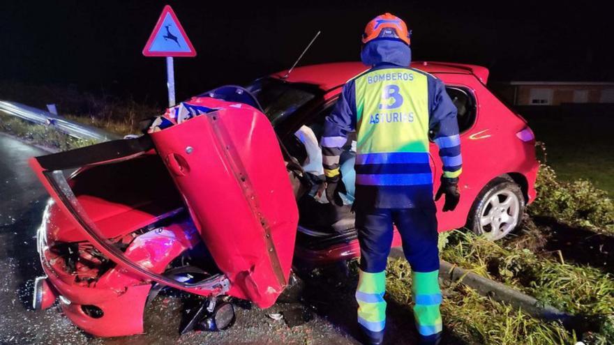 Dos heridos en un choque entre dos vehículos en Llanera - La Nueva España