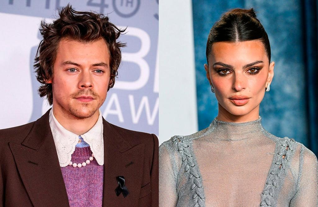 Harry Styles y Emily Ratajkowski, pillados besándose apasionadamente en ...