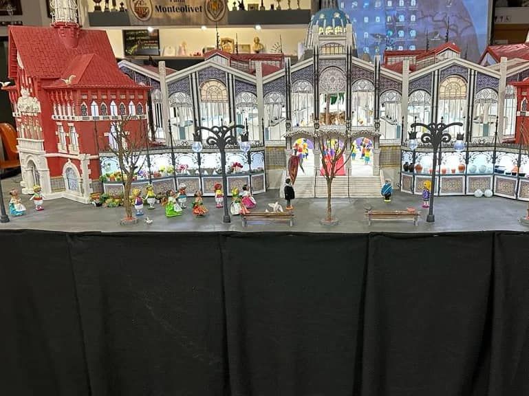 Así es el belén de la falla Monteolivete, ganador de Libre Diseño A